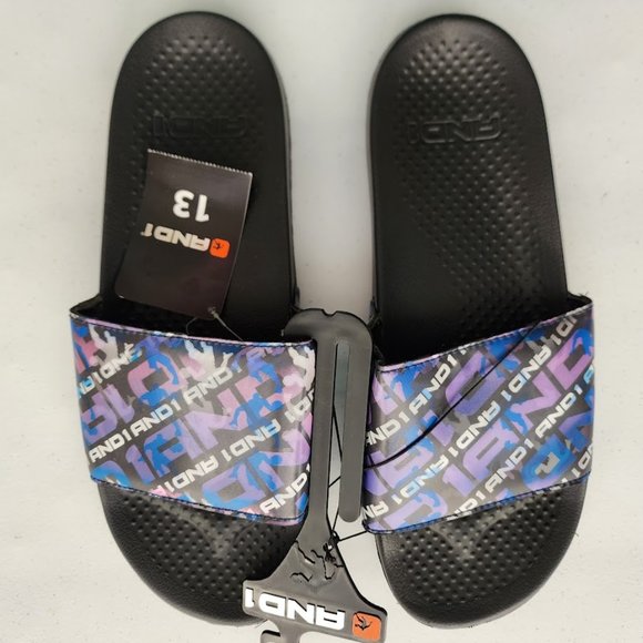 And1 | Shoes | And Mens Crossover Lenticular Sport Slide Sandals Nwt ...
